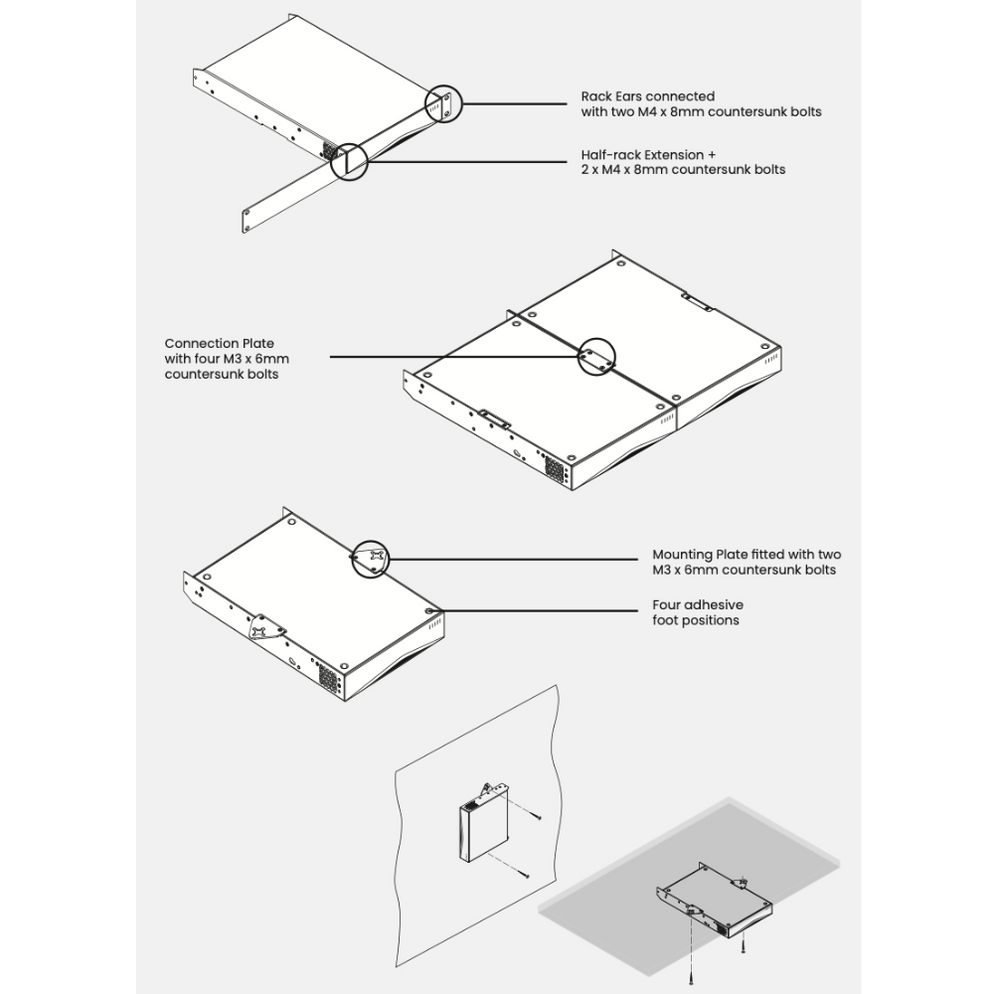 Monitor Audio | Installation Amplifier Mounting Kit | Melbourne Hi Fi